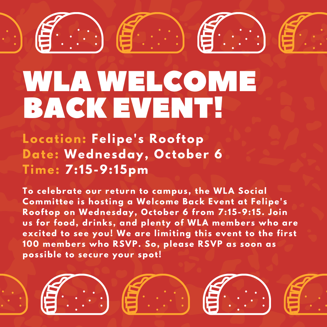 WLA Welcome Back Event at Felipe’s Rooftop – Harvard Law Women's Law ...